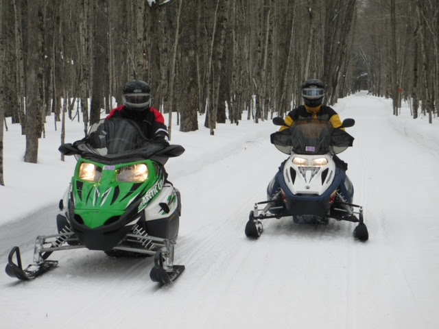 Snowmobiling Northern Michigan